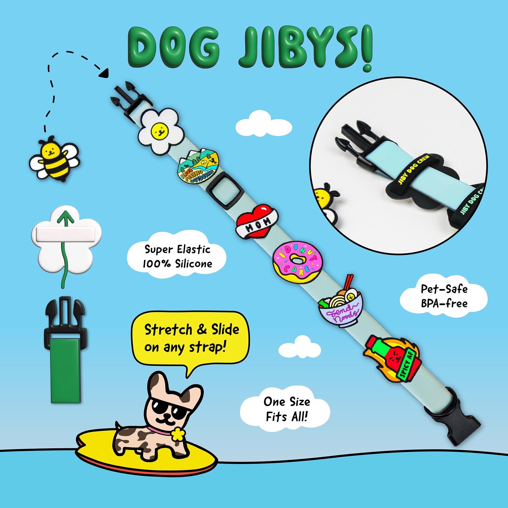 Jolly AF Jiby Dog Charm – Jiby Dog Crew
