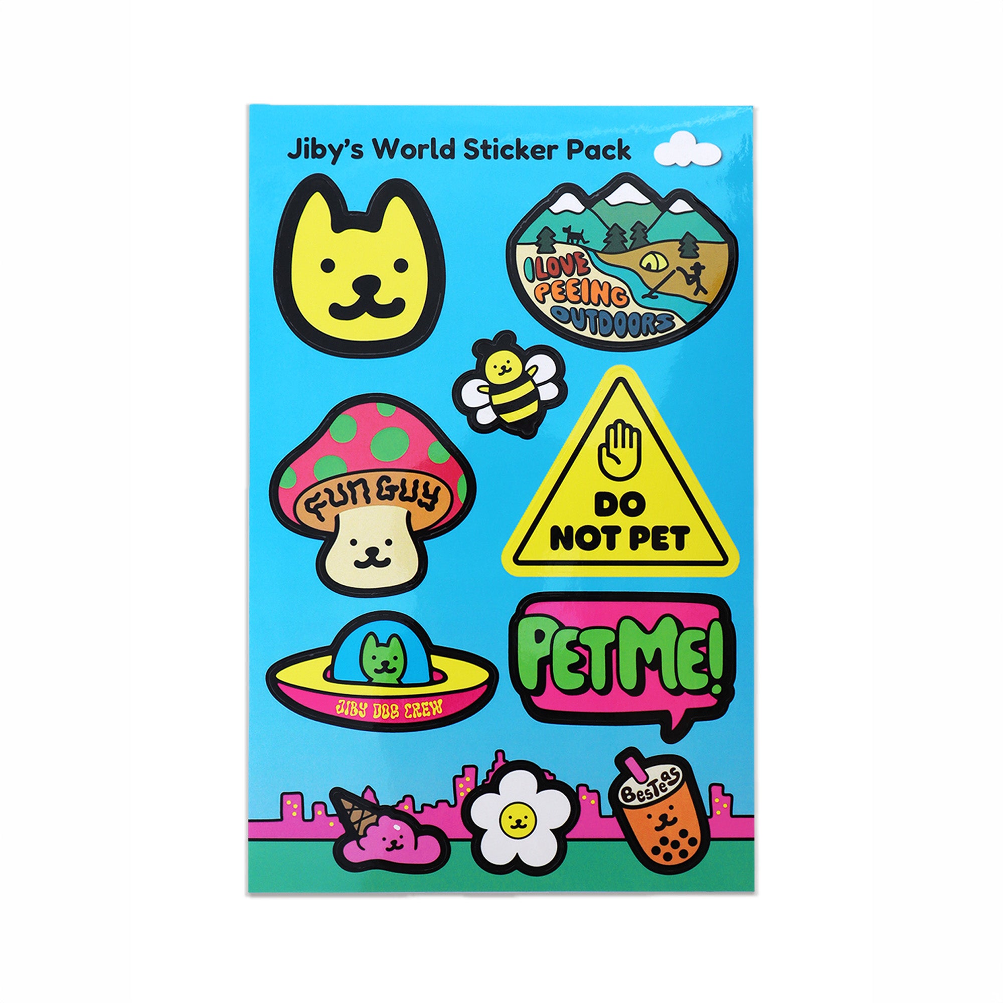Jiby's World Sticker Pack – Jiby Dog Crew