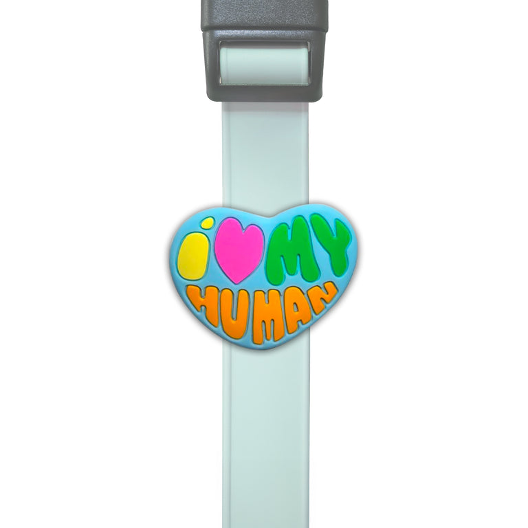 I Love My Human Jiby Dog Charm – Jiby Dog Crew